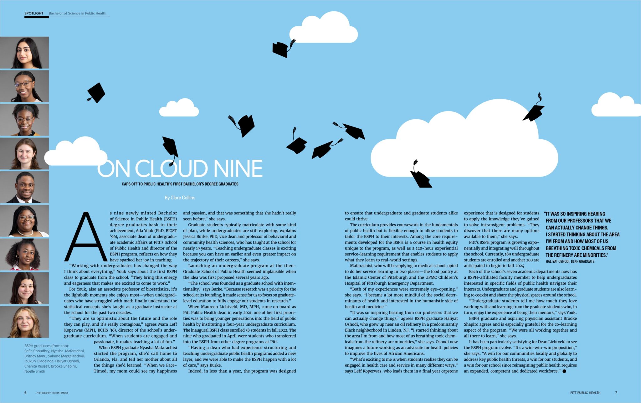 Pitt Public Health Magazine - Landesberg Design